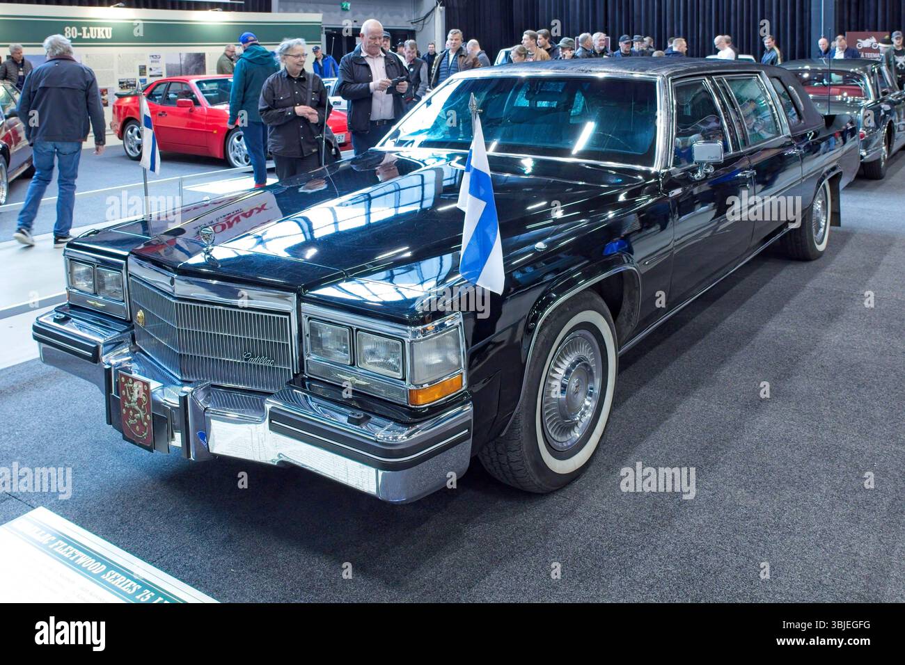 Lahti, Finland – May 3. 2025: Cadillac Fleetwood Series 75 Limousine ...