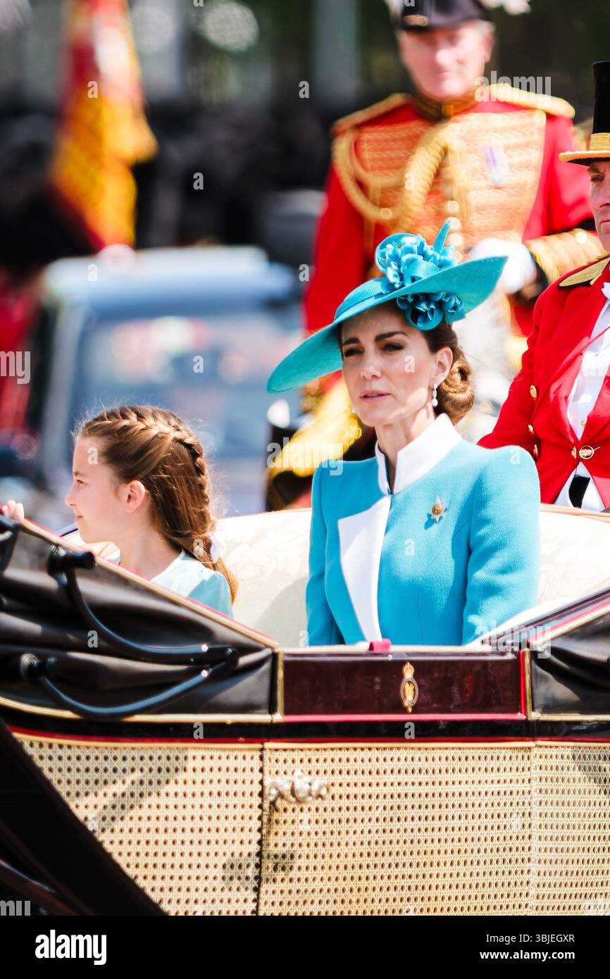 Catherine, Princess of Wales seen at the Trooping the colour on ...