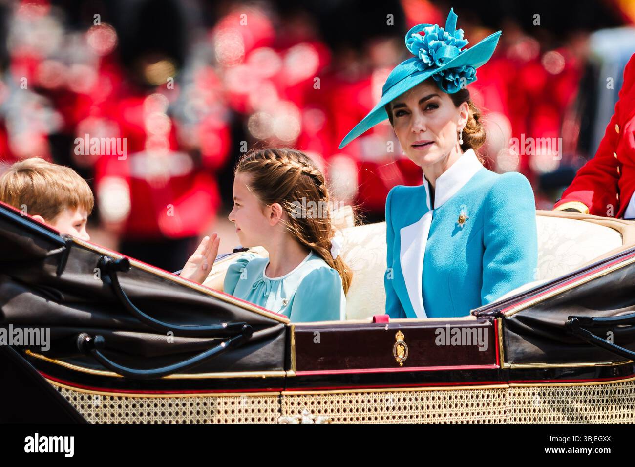 Catherine, Princess of Wales seen at the Trooping the colour on ...