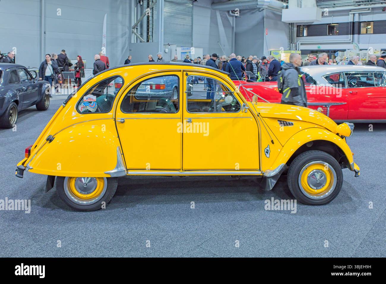 Lahti, Finland – May 3. 2025: Citroen 2CV (1975) car at Classic Motor ...