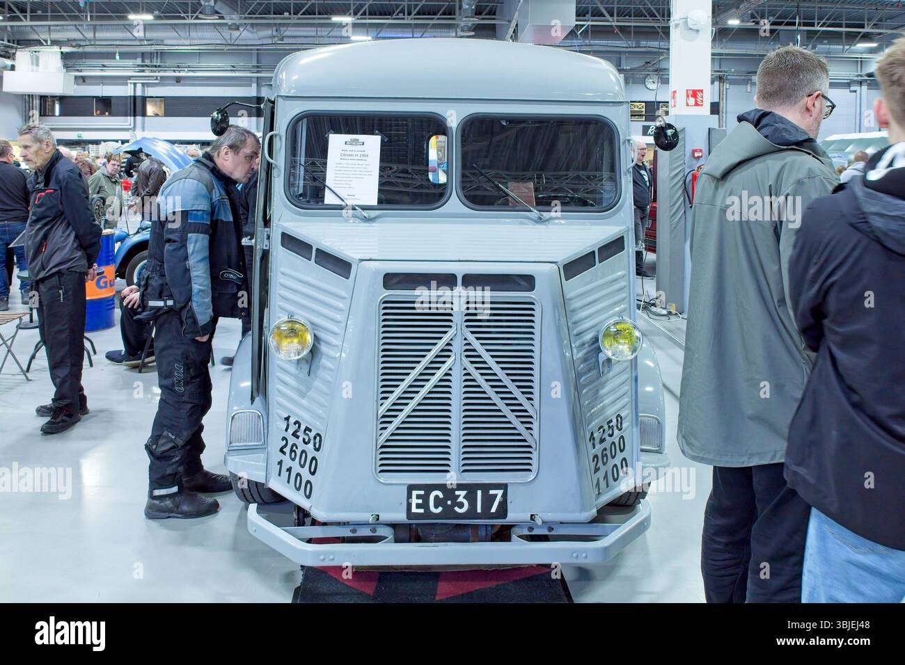 Lahti, Finland – May 3. 2025: Citroen H (1954) van at Classic Motor ...