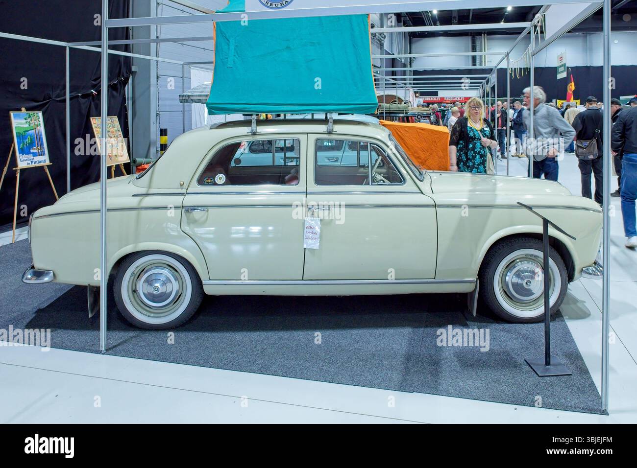 Lahti, Finland – May 3. 2025: Peugeot 403 (1960) car at Classic Motor ...