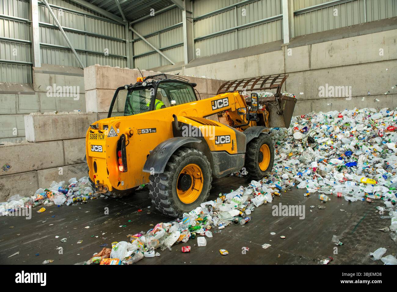 Recycling at Shetland’s Gremista Waste Management Facility with ...