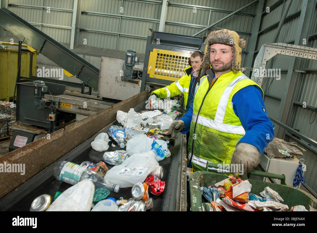 Recycling at Shetland’s Gremista Waste Management Facility with ...