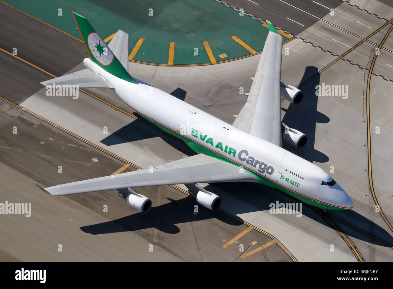 Los Angeles, United States. 31st Aug, 2015. An Eva Air Cargo Boeing 747 ...