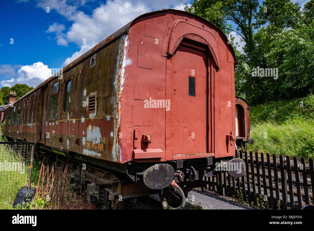 Trains at Shackerstone on the Battlefield Line Stock Photo - Alamy