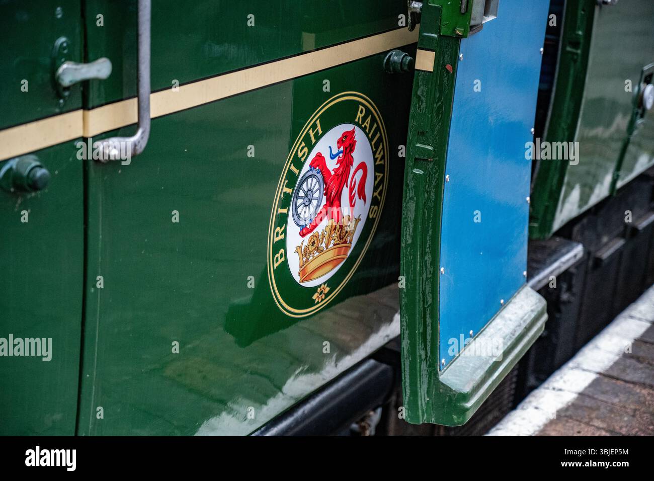 Trains at Shackerstone on the Battlefield Line Stock Photo - Alamy