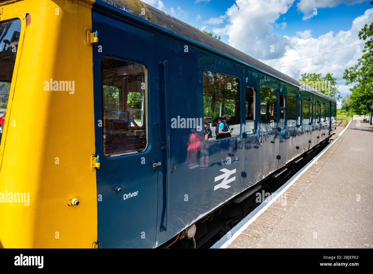 Trains at Shackerstone on the Battlefield Line Stock Photo - Alamy