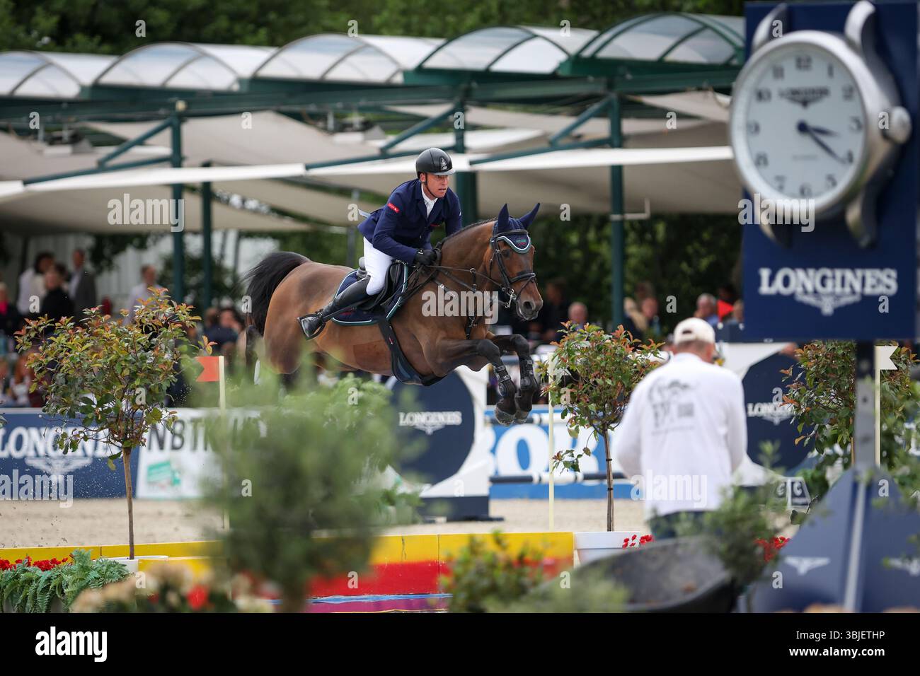 15 June 2025, North Rhine-Westphalia, Balve: Equestrian sport: German ...