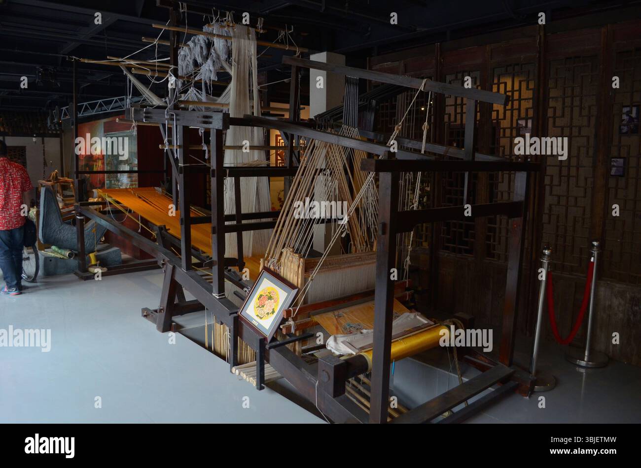 Silk production process in a Shanghai Silk Factory Stock Photo - Alamy