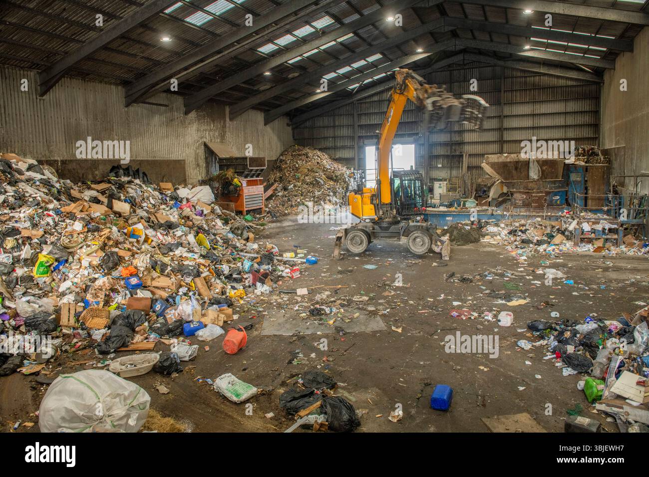 Recycling at Shetland’s Gremista Waste Management Facility with ...