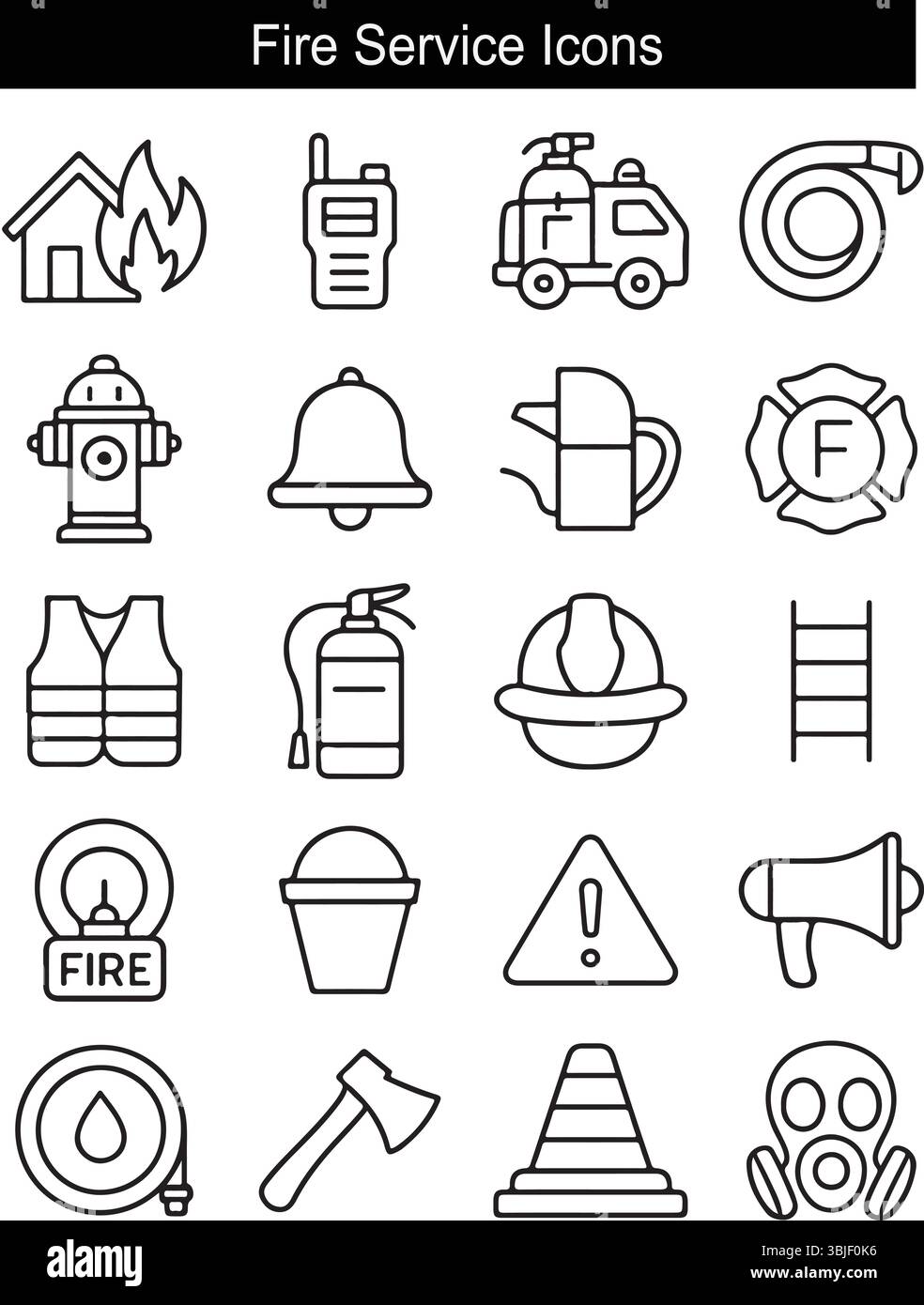 Essential fire service line hi-res stock photography and images - Alamy