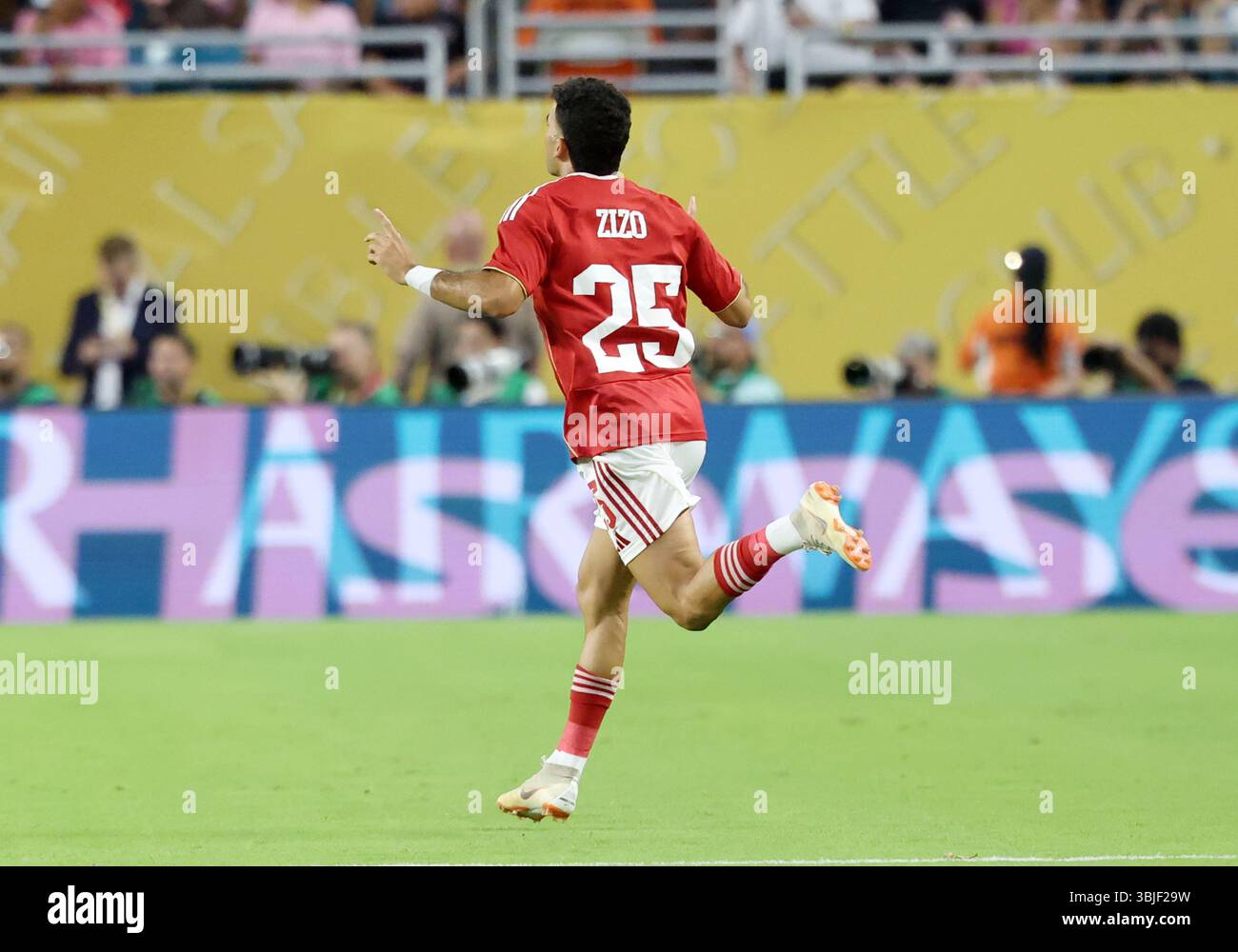 Zizo of Al Ahly FC (25) walks on the pitch at the FIFA Club World Cup ...