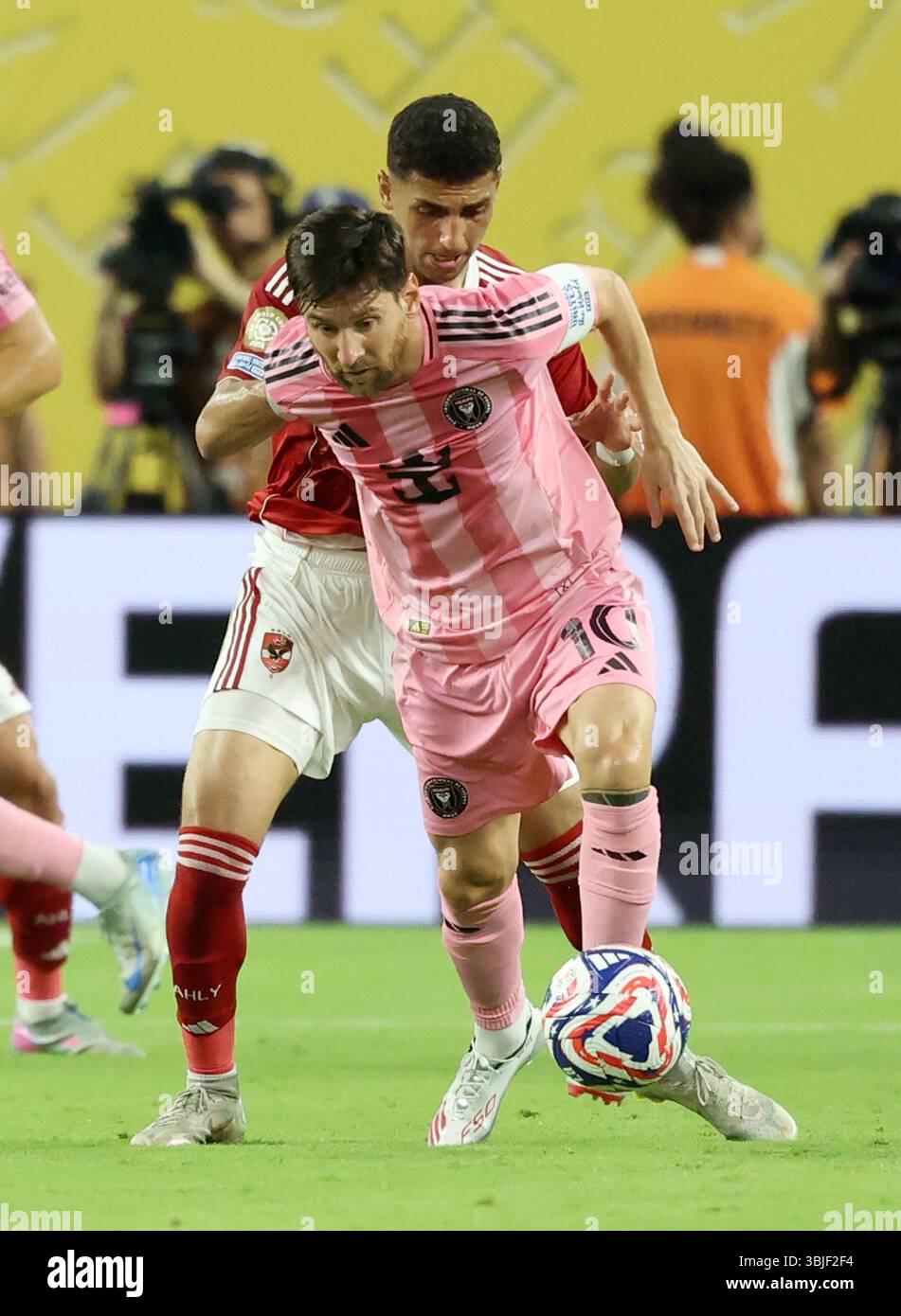 Inter Miami forward Lionel Messi (10) at the FIFA Club World Cup June ...