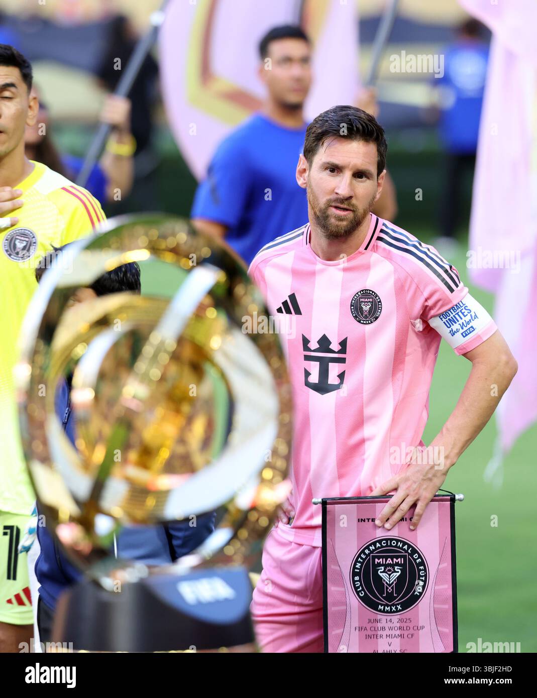Inter Miami forward Lionel Messi (10) at the FIFA Club World Cup June ...