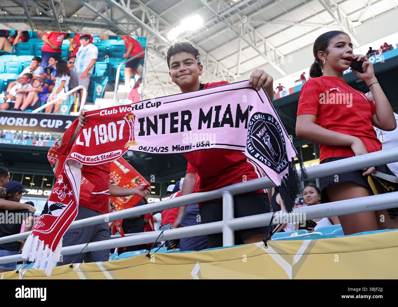 Al Ahly fans at the FIFA Club World Cup June 14, 2025 in Miami, Florida ...