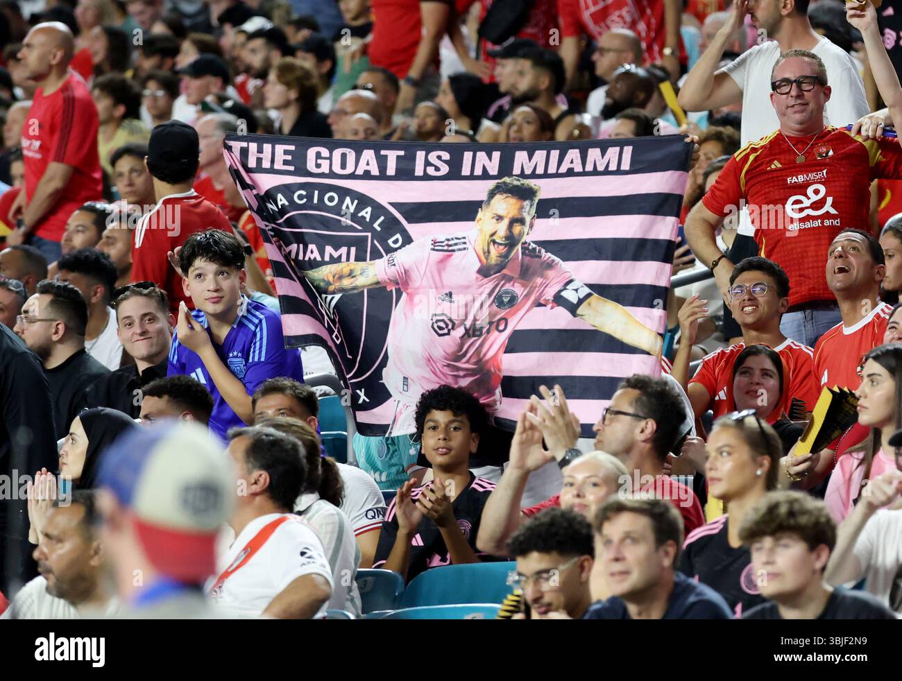 Inter Miami fans at the FIFA Club World Cup June 14, 2025 in Miami ...