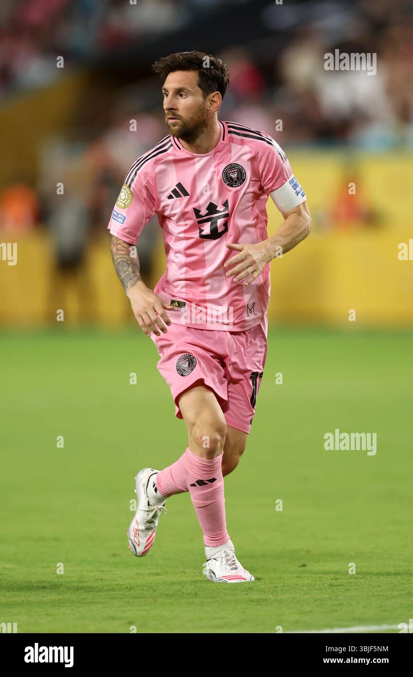 Miami Gardens, USA, 14th June 2025. Lionel Messi of Inter Miami CF ...