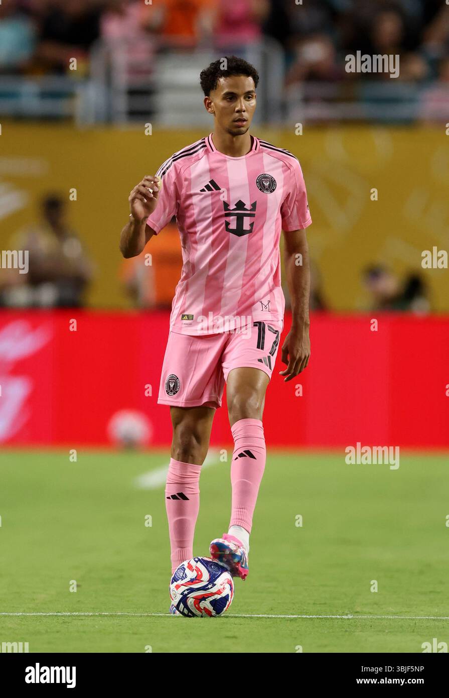 Miami Gardens, USA, 14th June 2025. Ian Fray of Inter Miami CF during ...