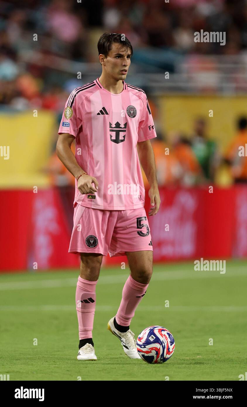 Miami Gardens, USA, 14th June 2025. Federico Redondo of Inter Miami CF ...