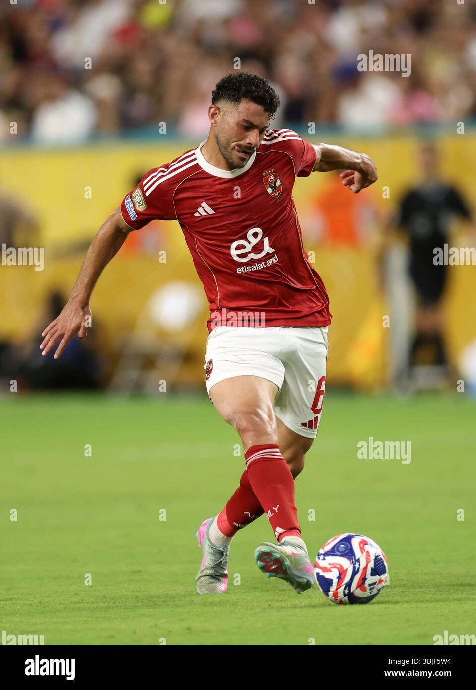 Miami Gardens, USA. 14th June, 2025. Yasser Ibrahim of Al Ahly FC during the Al Ahly FC vs Inter ...