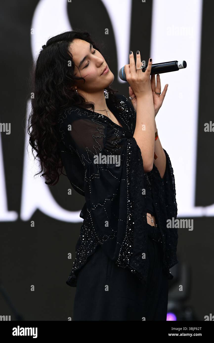 London, UK. 15th June, 2025. Wasia Project performs at the London ...