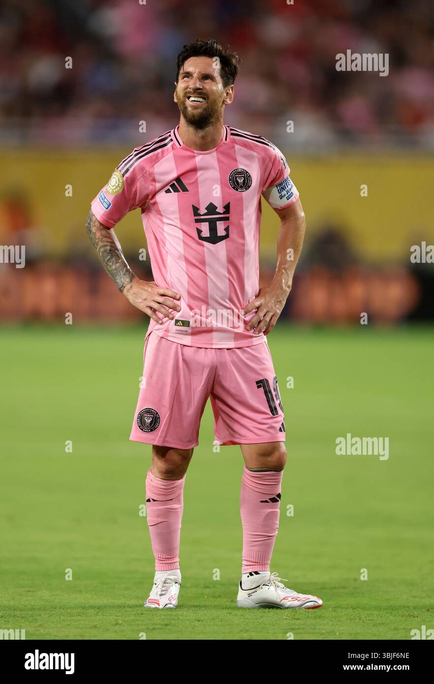 Miami Gardens, USA, 14th June 2025. Lionel Messi of Inter Miami CF ...