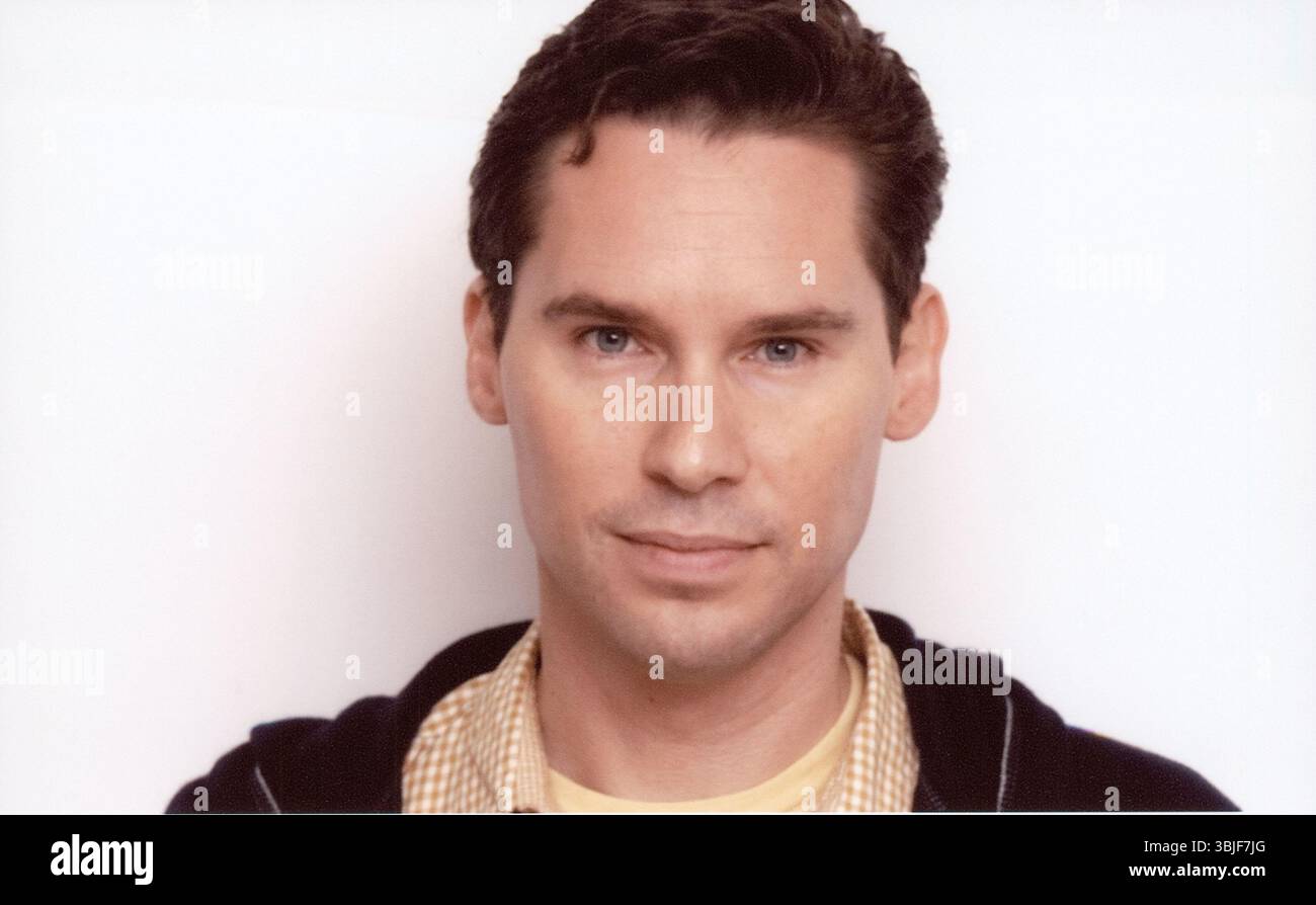 Retro celebrity portraits - Bryan Singer, at a press conference event ...