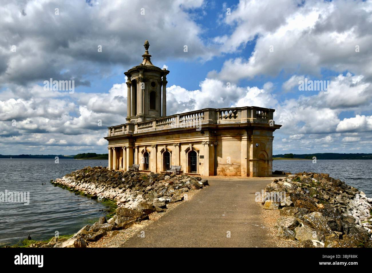 St. Matthew’s Church Rutland Water Stock Photo - Alamy
