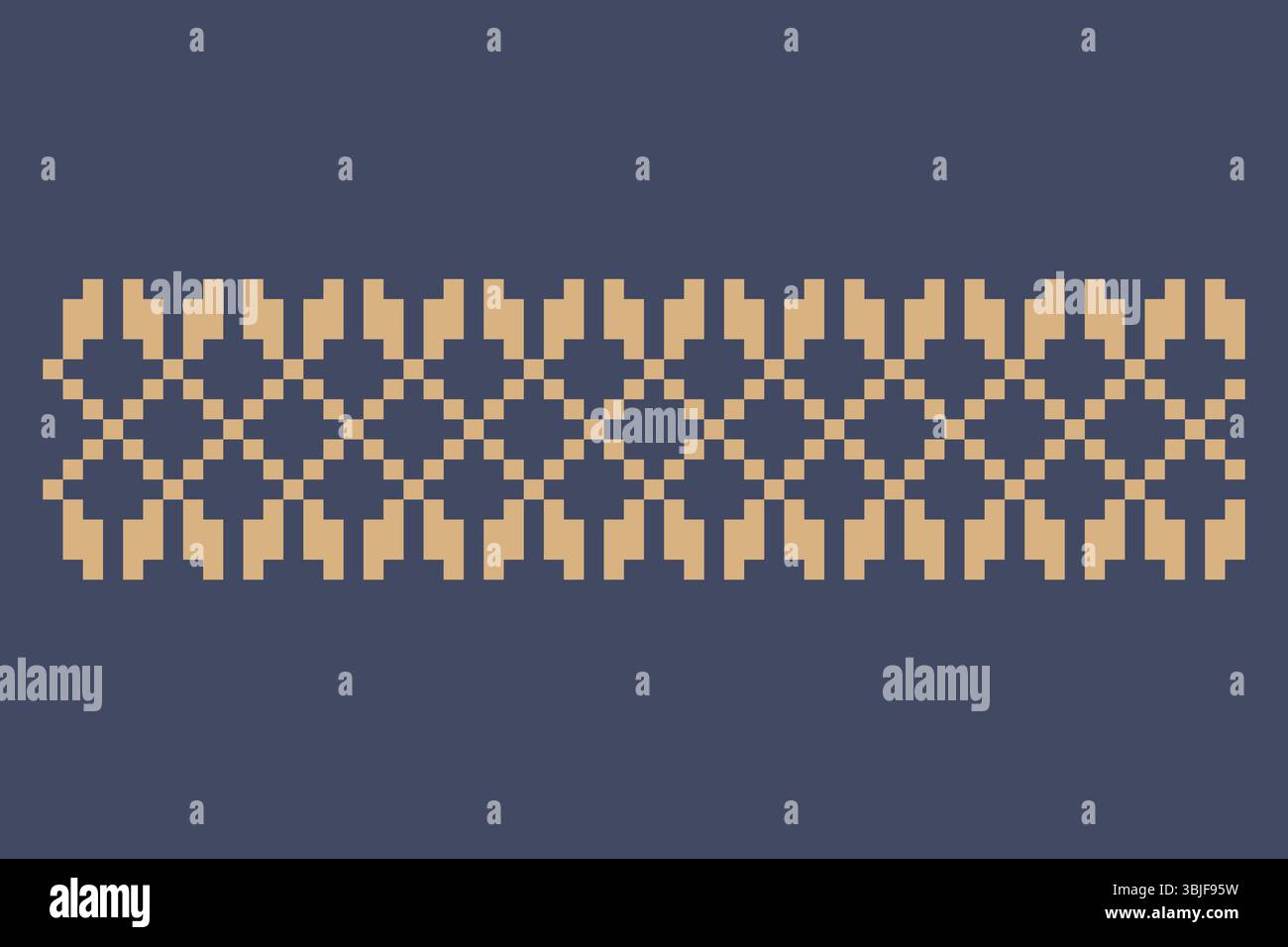 Ukrainian border pattern element. Stencil for block print or tattoo ...
