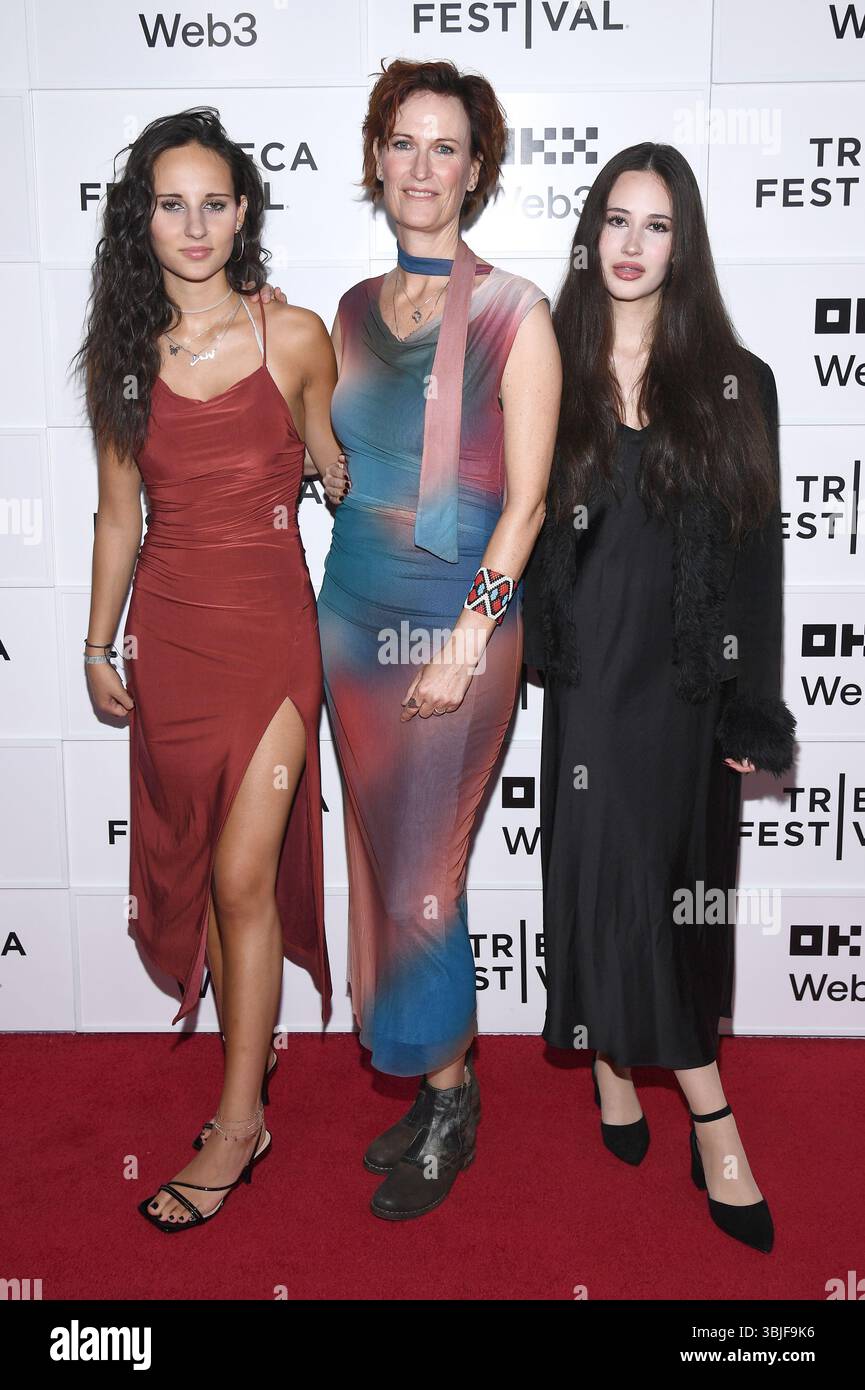 New York, USA. 14th June, 2025. (L-R) Maya Ladkani, Anita Ladkani and ...