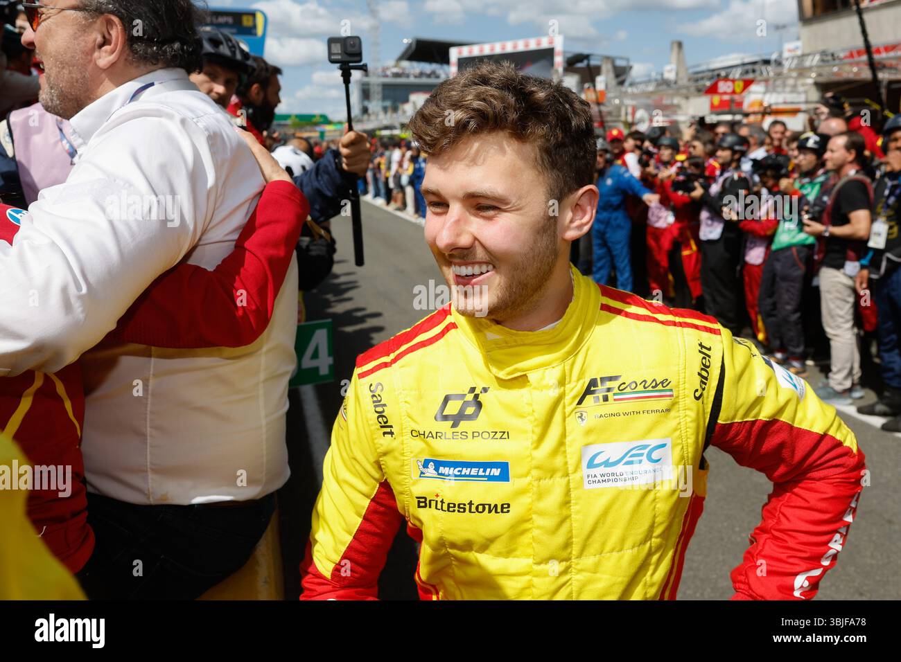 Le Mans, France. 15th June, 2025. 83 KUBICA Robert (pol), YE Yifei (chn), HANSON Philip (gbr ...