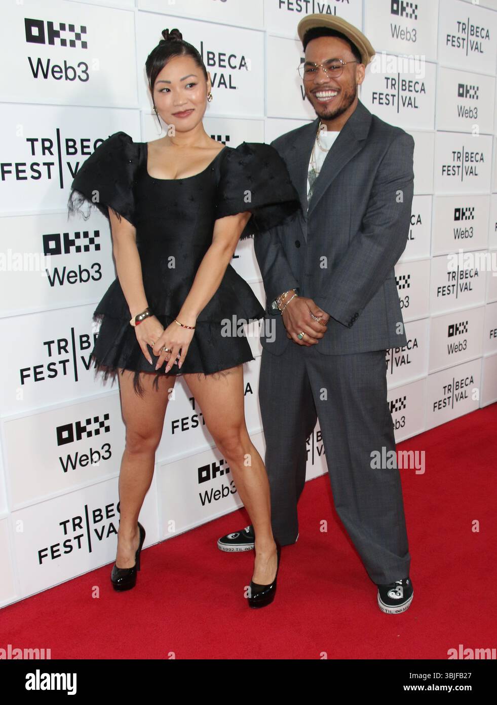 New York, NY June 14, 2025:Khaila Amazam, Anderson Paak, attend Tribeca ...