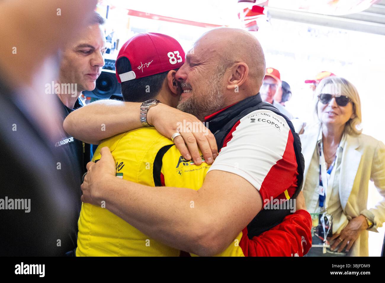 YE Yifei (chn), AF Corse, Ferrari 499P, #83, Hypercar, portrait ...