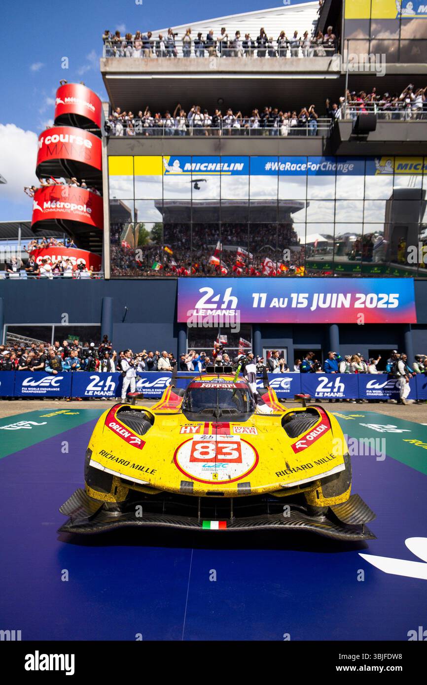 83 KUBICA Robert (pol), YE Yifei (chn), HANSON Philip (gbr), AF Corse, Ferrari 499P, #83 ...