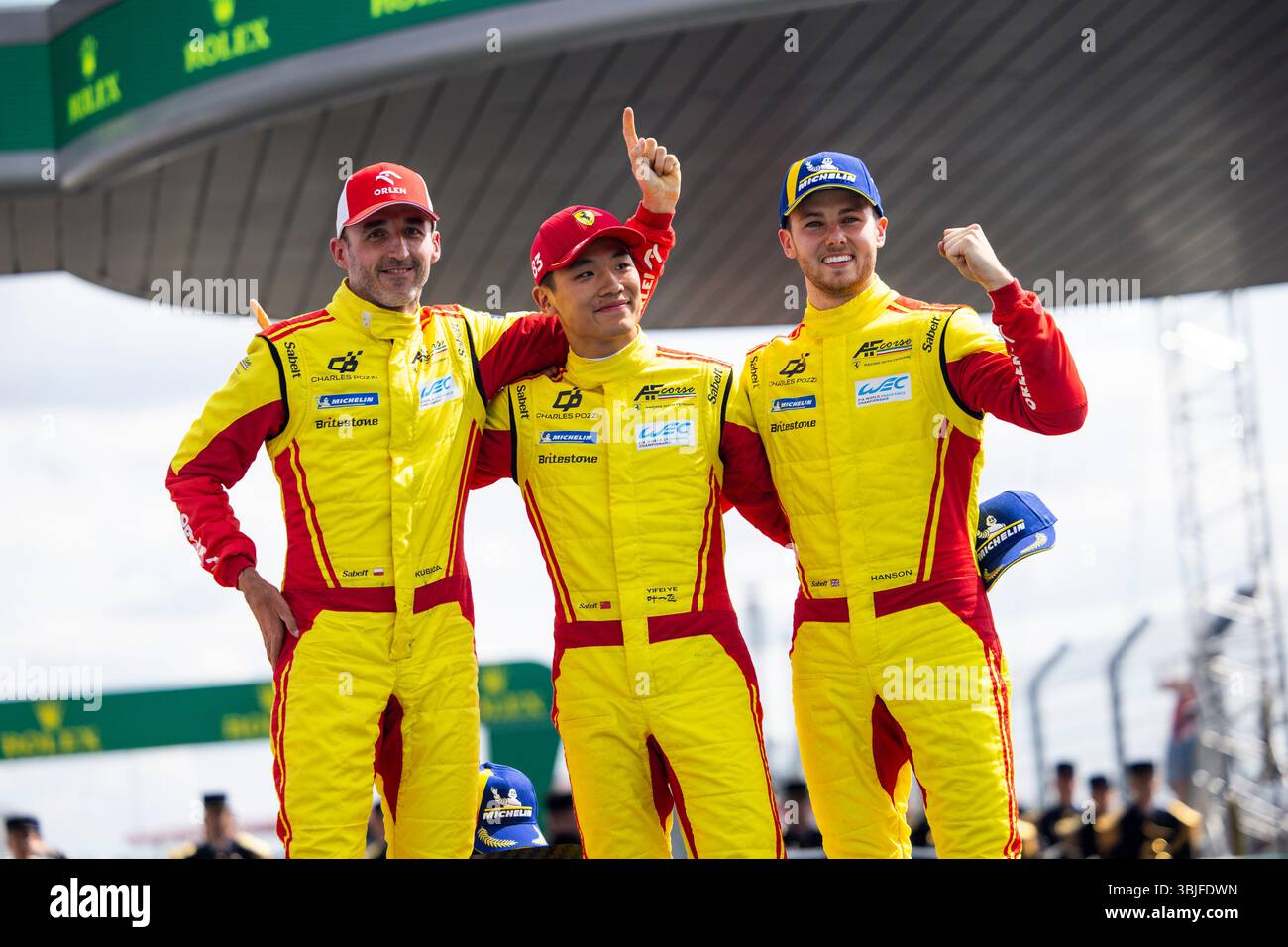 83 KUBICA Robert (pol), YE Yifei (chn), HANSON Philip (gbr), AF Corse, Ferrari 499P, #83 ...