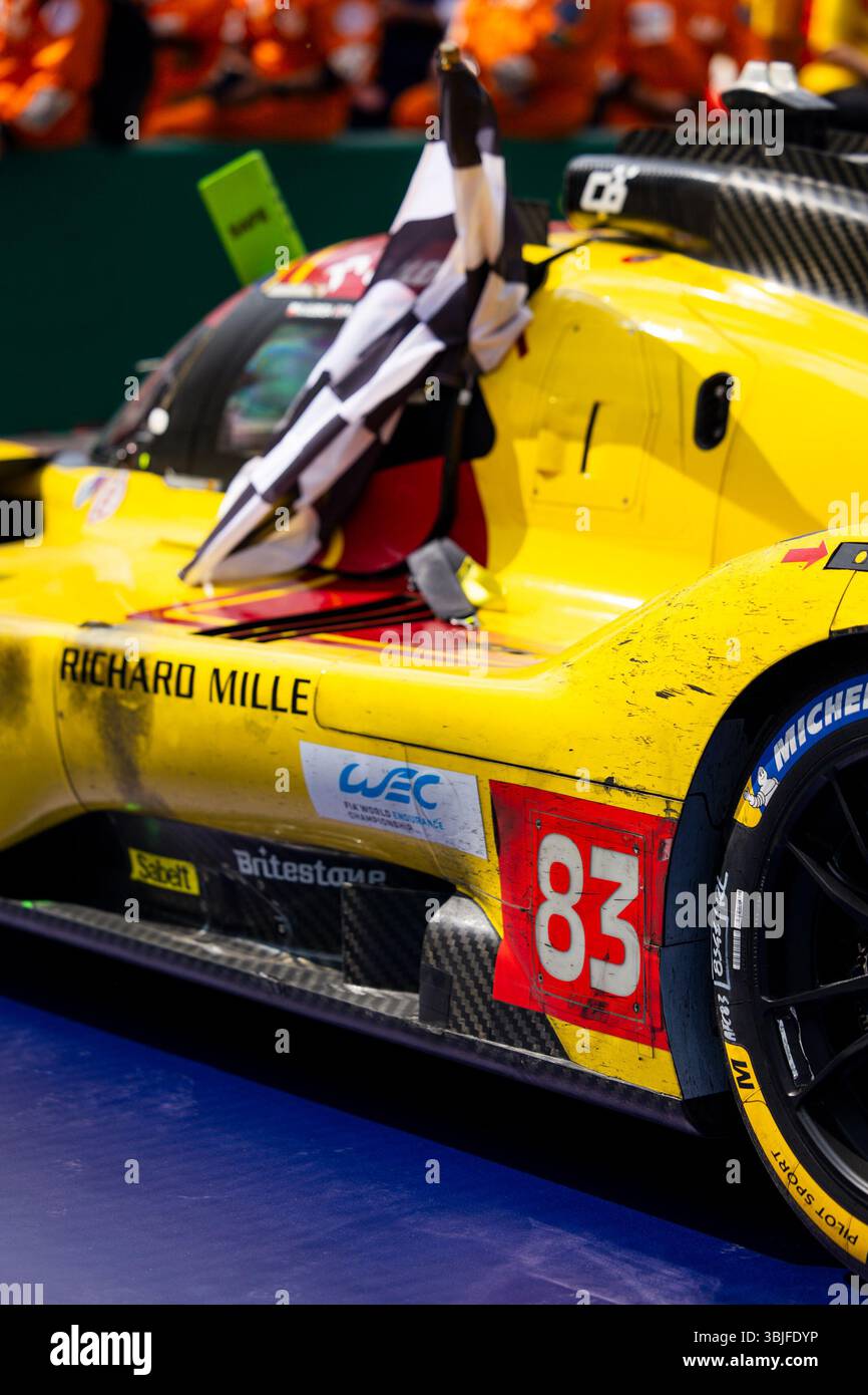 83 KUBICA Robert (pol), YE Yifei (chn), HANSON Philip (gbr), AF Corse, Ferrari 499P, #83 ...