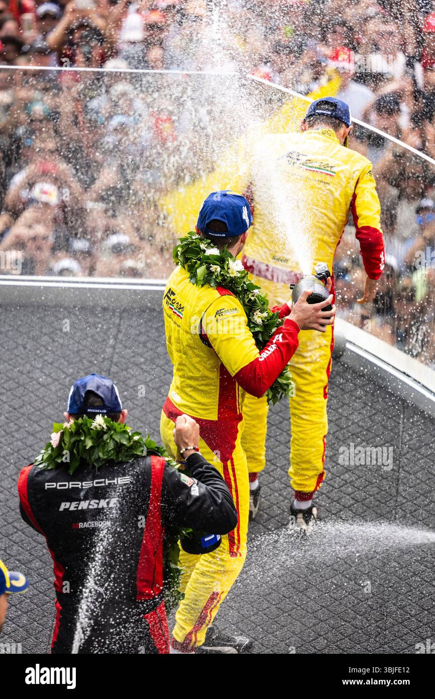 83 KUBICA Robert (pol), YE Yifei (chn), HANSON Philip (gbr), AF Corse, Ferrari 499P, #83 ...