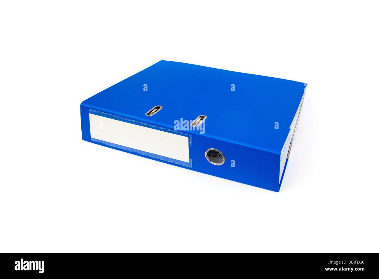 Blue office ring binder for documents and folders, office organization ...