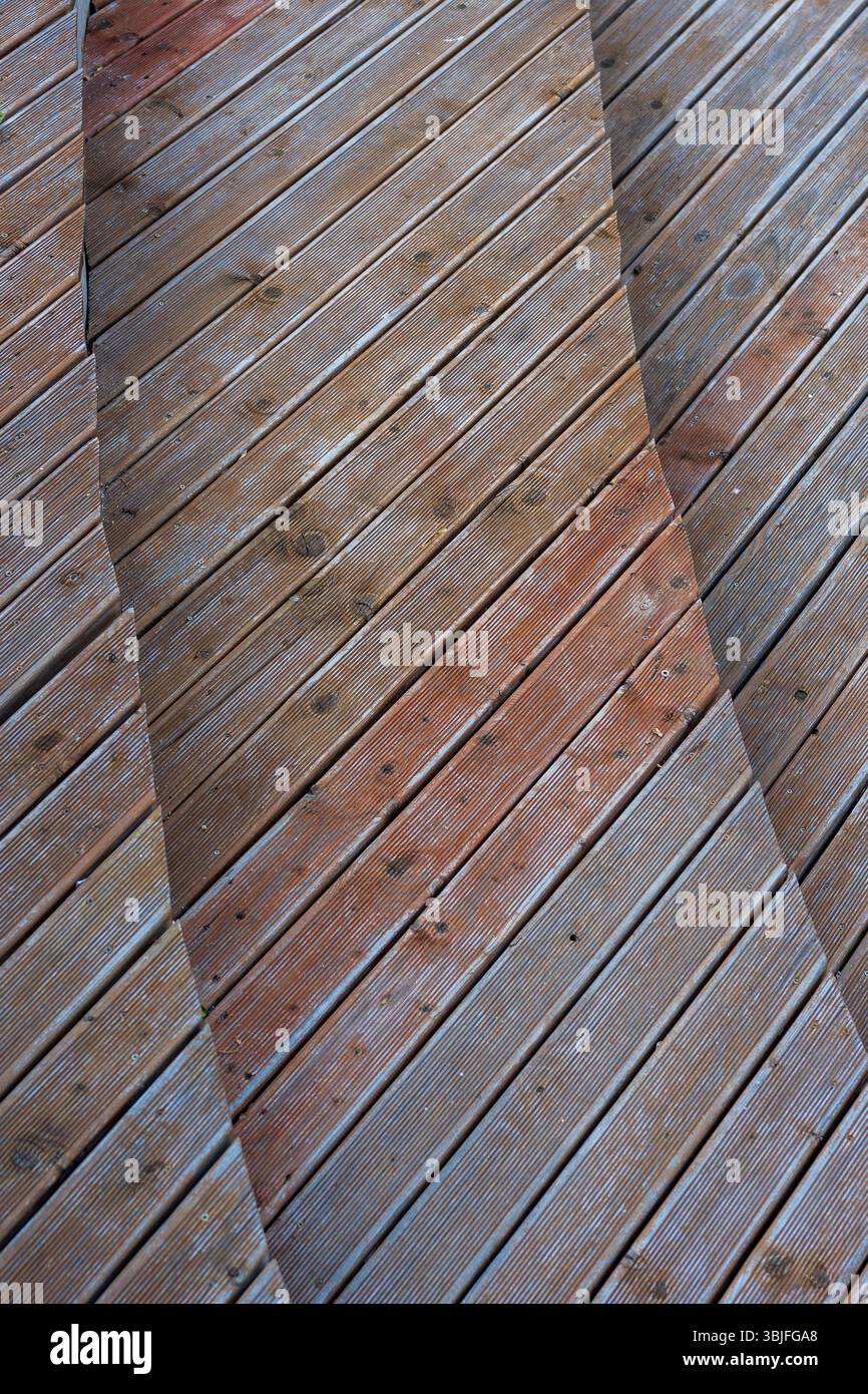 Layered Wooden Steps with Rich Brown Texture Stock Photo - Alamy