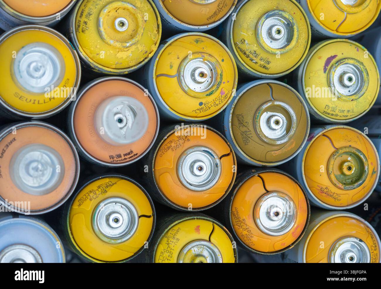 Graffiti spray cans in hi-res stock photography and images - Alamy
