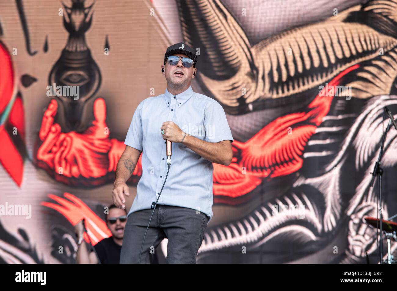 Donington, England. 15th June 2025. Alien Ant Farm performing live at ...