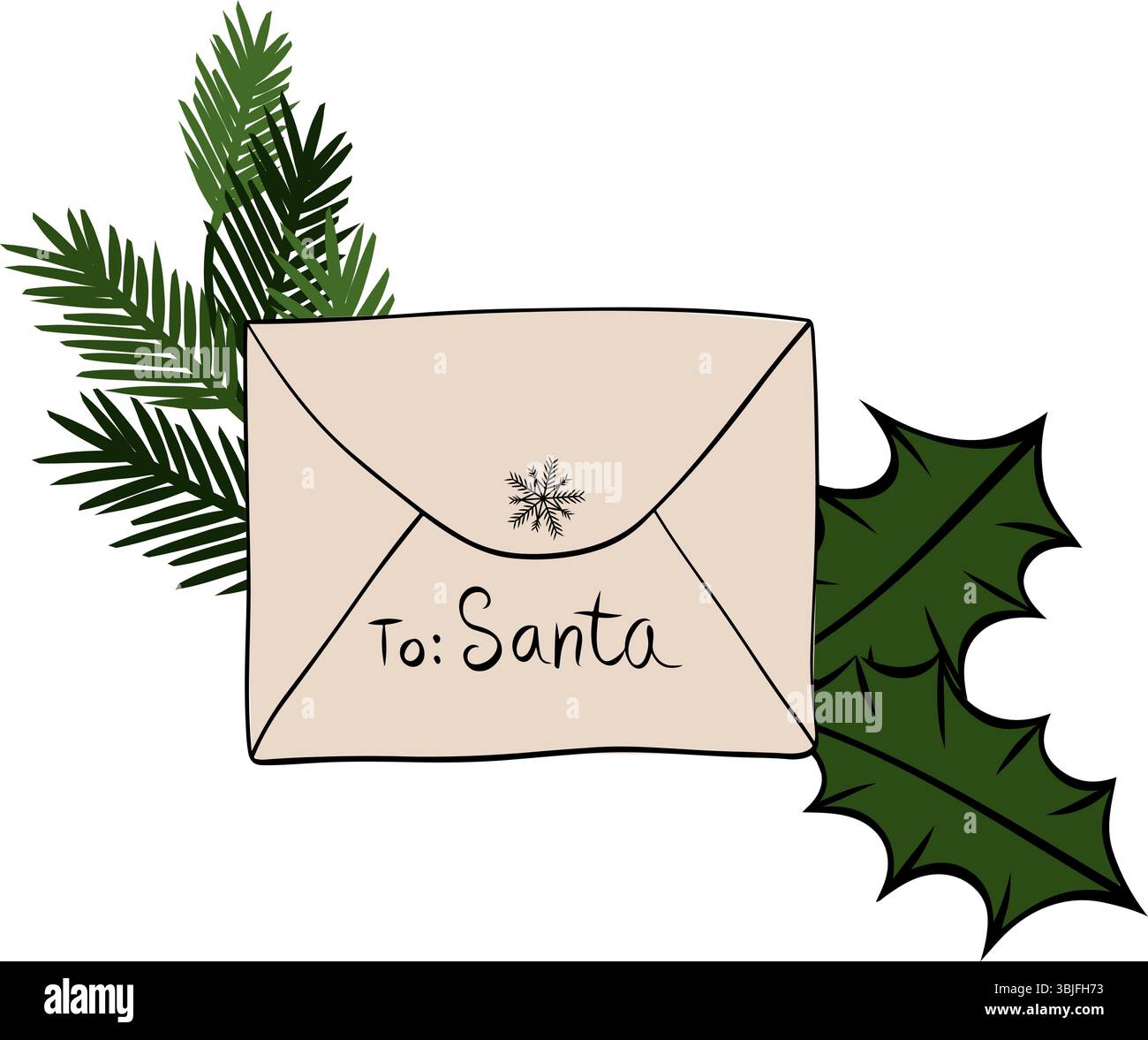 Isolated envelope message line Stock Vector Images - Alamy