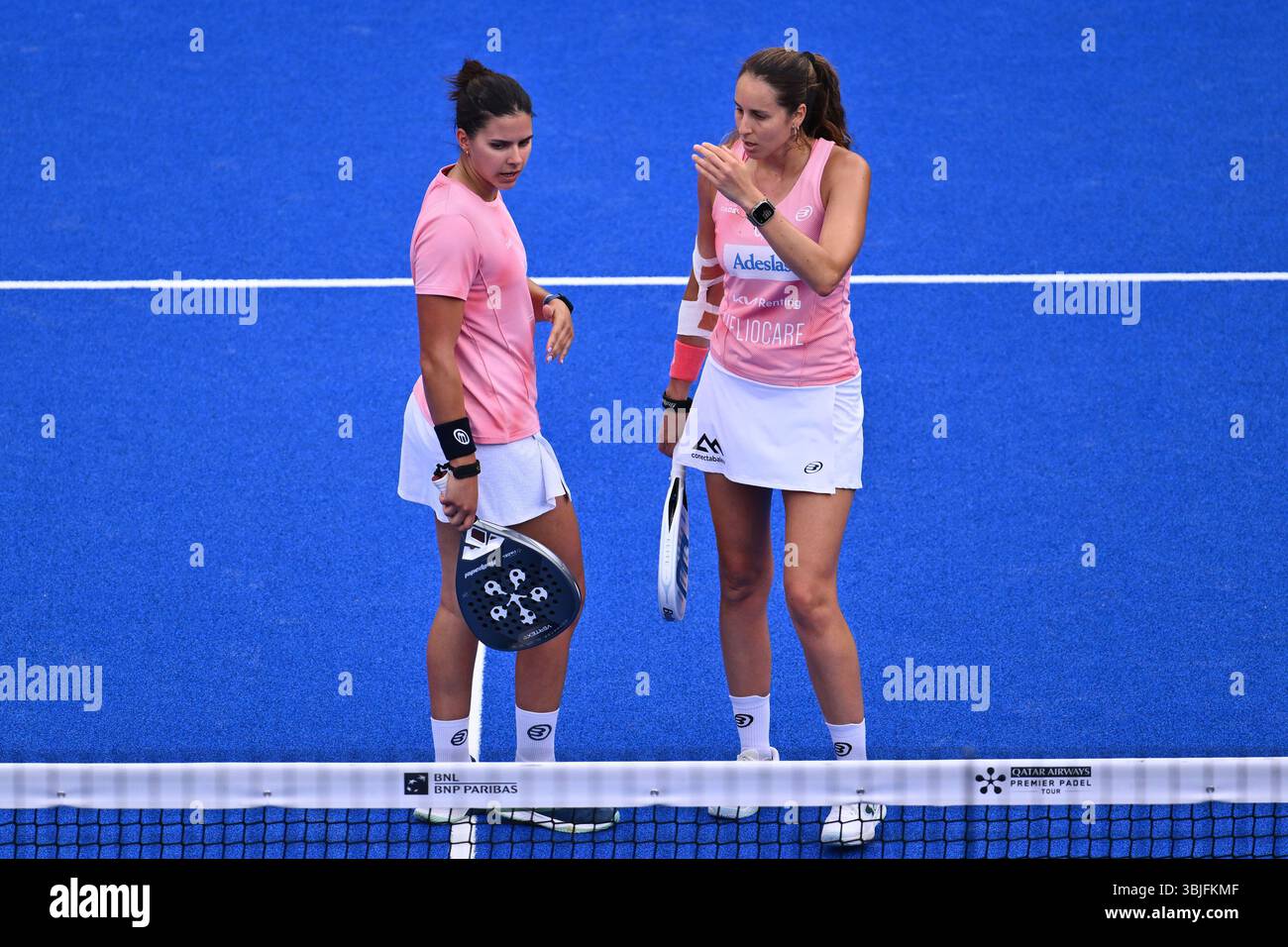 Rome, Italy. 15th June, 2025. Delfina BREA SENESI (ARG) and Gemma TRIAY ...