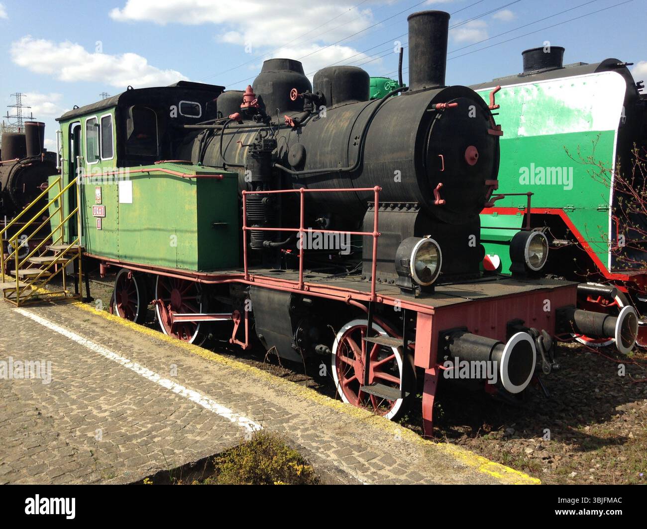 Historic steam locomotives at the Warsaw Railway Museum, including rare ...