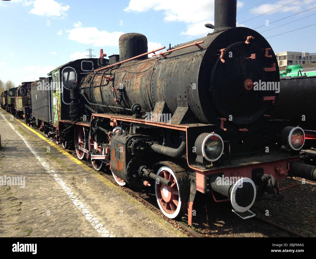 Historic steam locomotives at the Warsaw Railway Museum, including rare ...