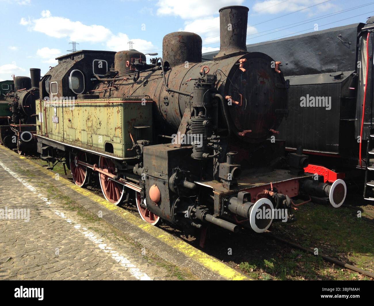 Historic steam locomotives at the Warsaw Railway Museum, including rare ...