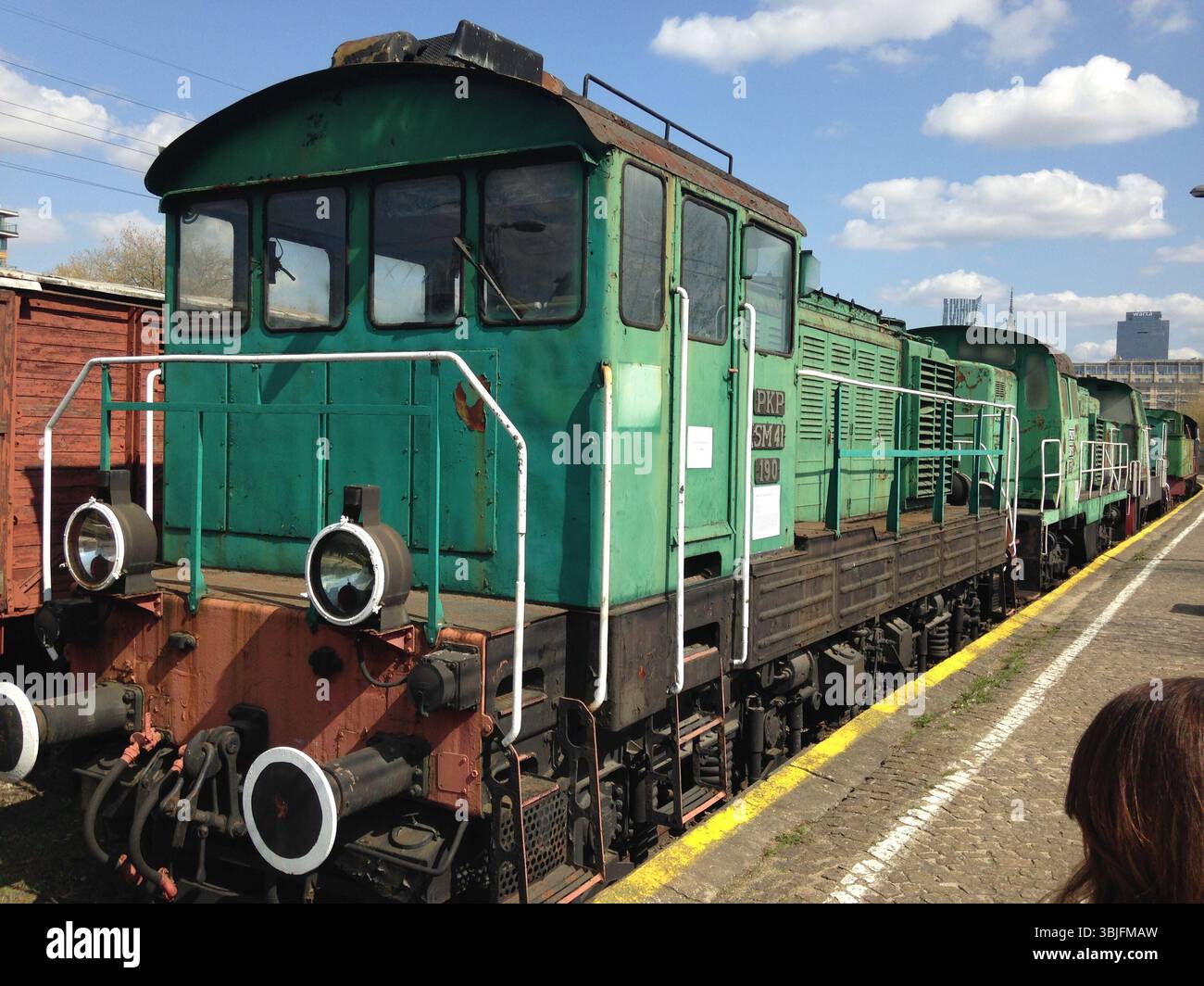 Historic steam locomotives at the Warsaw Railway Museum, including rare ...