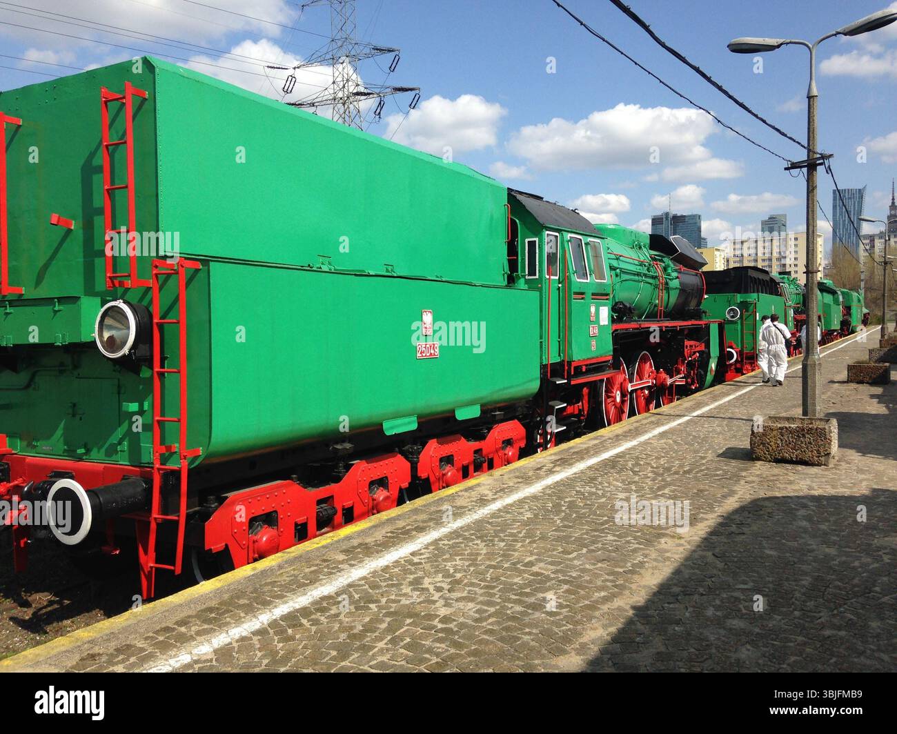 Historic steam locomotives at the Warsaw Railway Museum, including rare ...