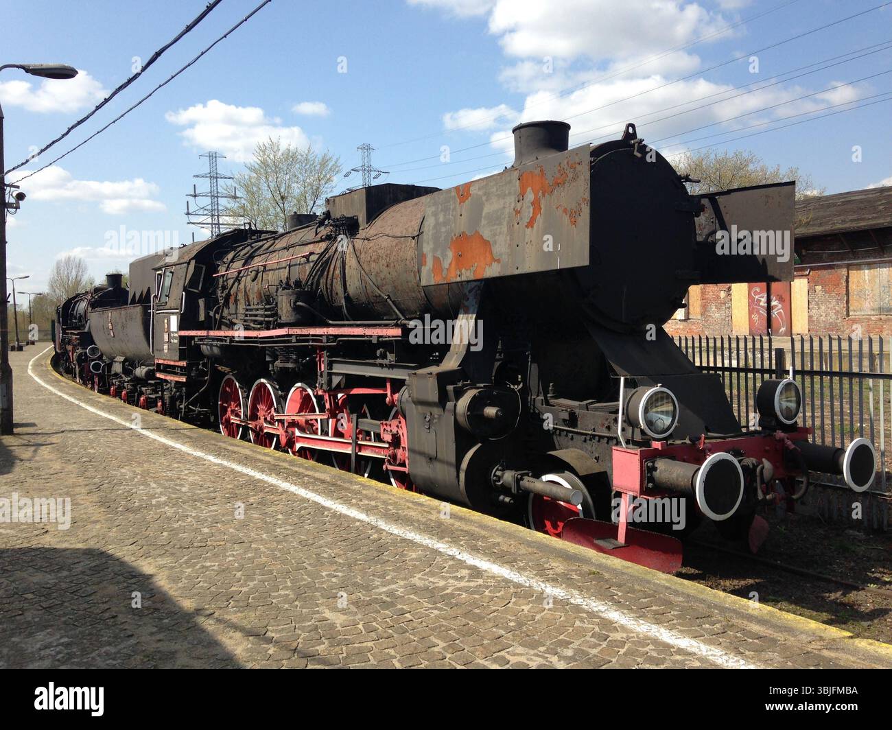 Historic steam locomotives at the Warsaw Railway Museum, including rare ...